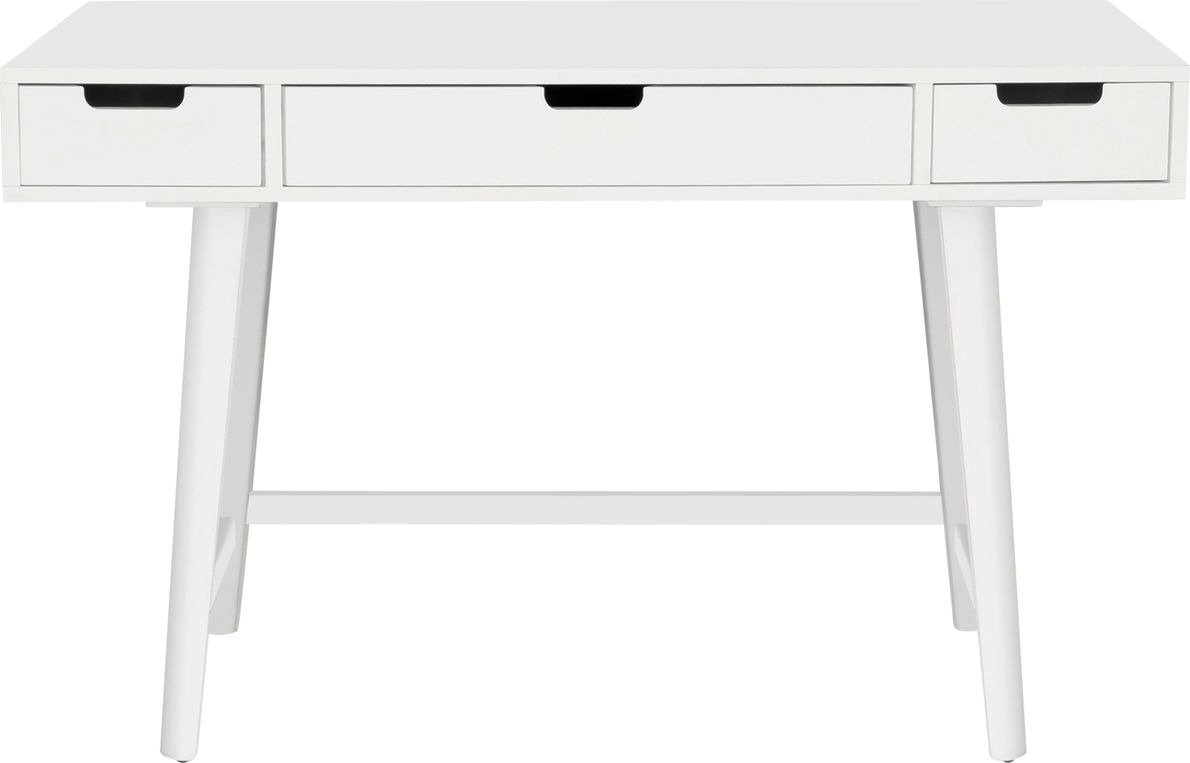Cielan White Writing Desk