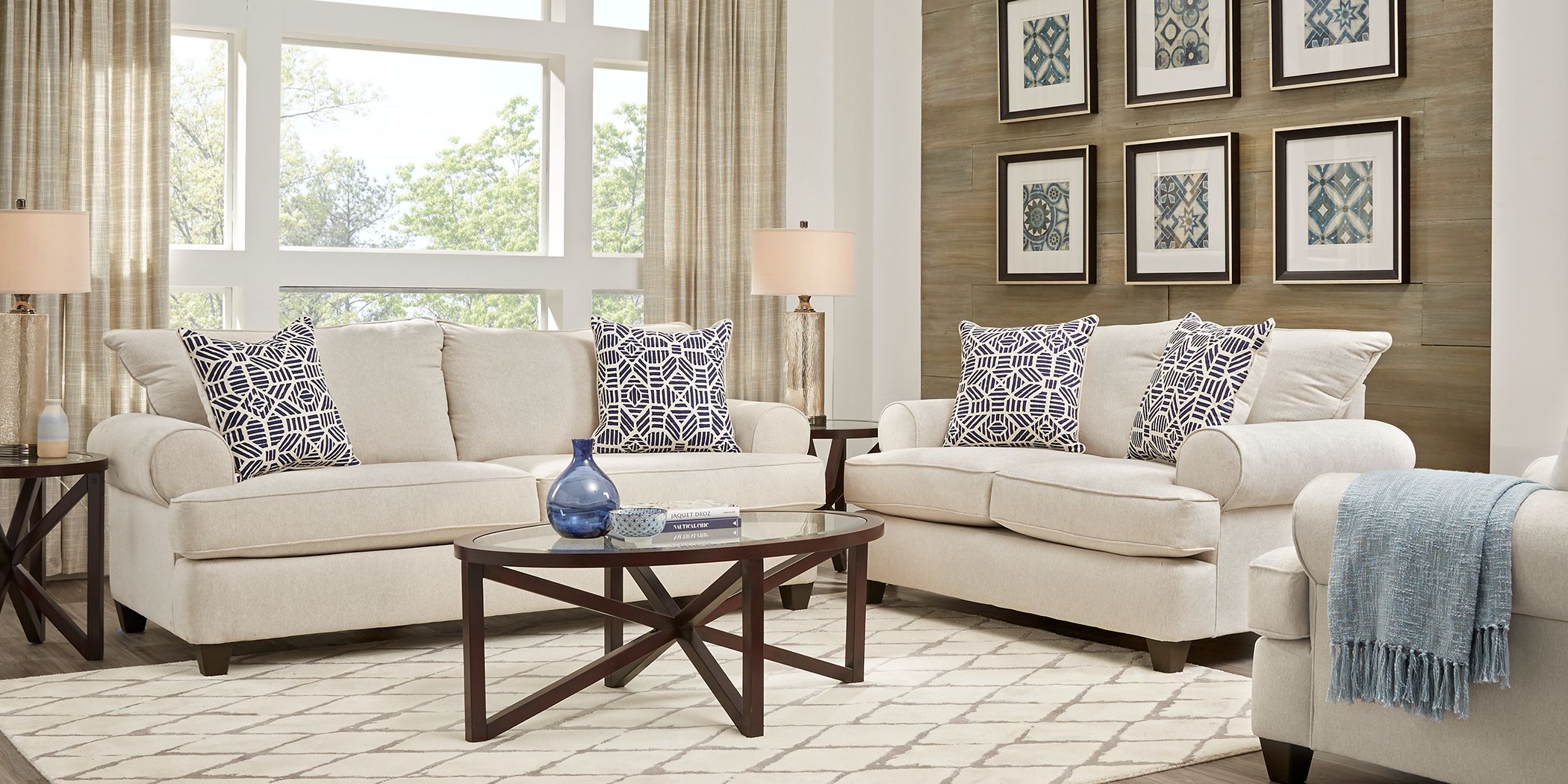 Emsworth Beige Loveseat - Rooms To Go