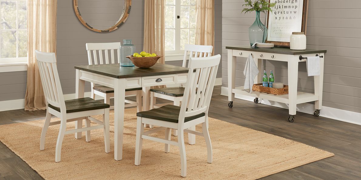 Keston white dining set store