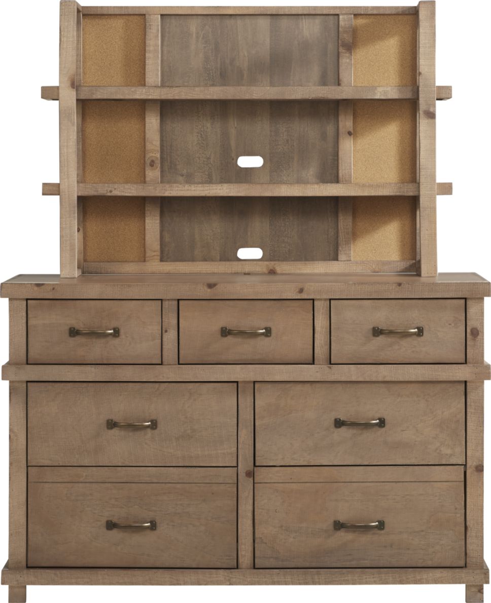 Kids dresser with hutch store