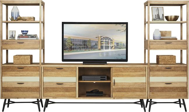 Wall units at rooms to go store
