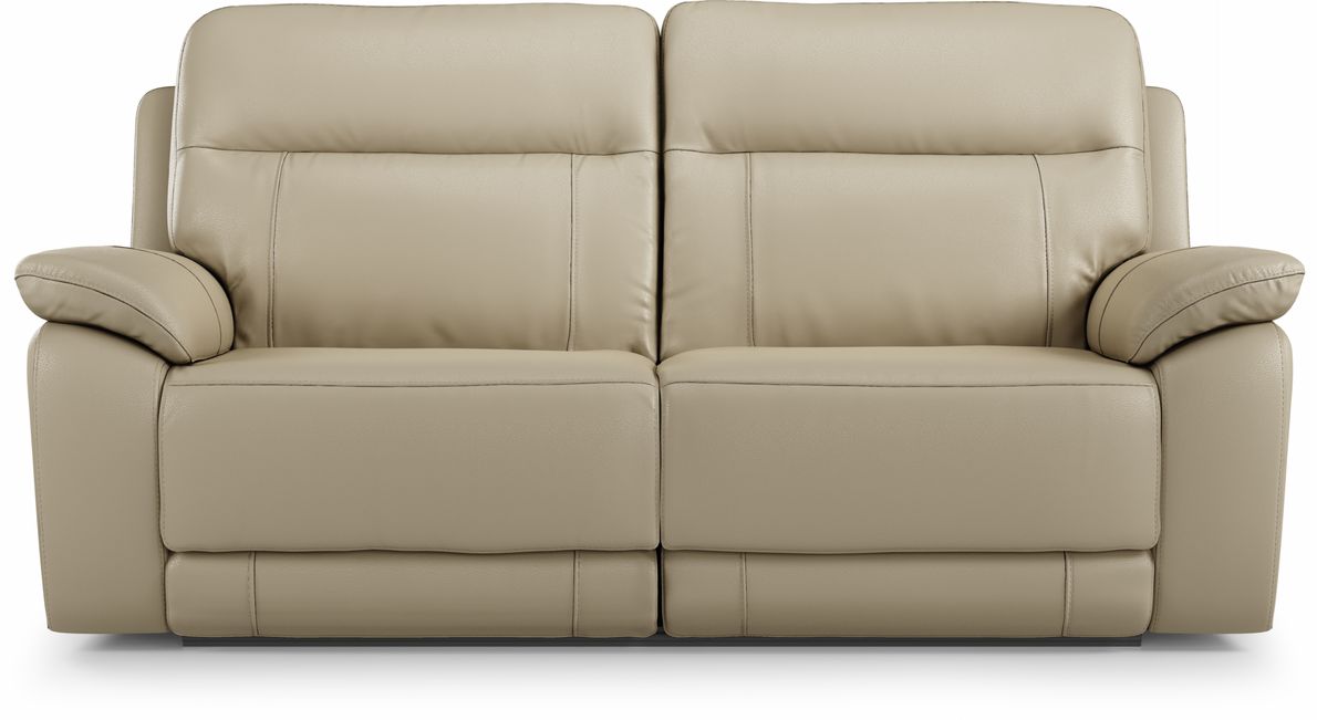Top Grain Leather Power Reclining Sofa Set | Cabinets Matttroy