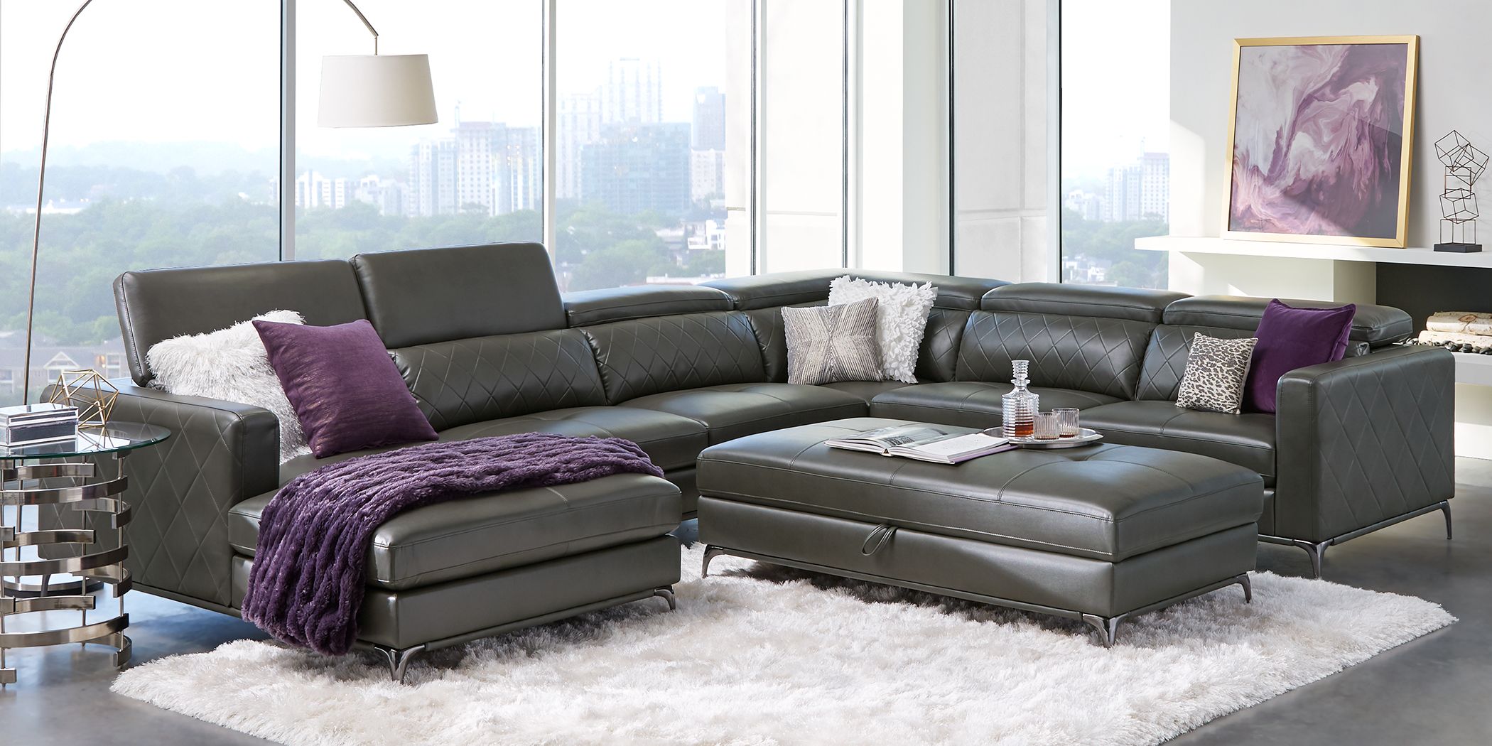 Sofia Vergara Sectional Sofa - Home Alqu